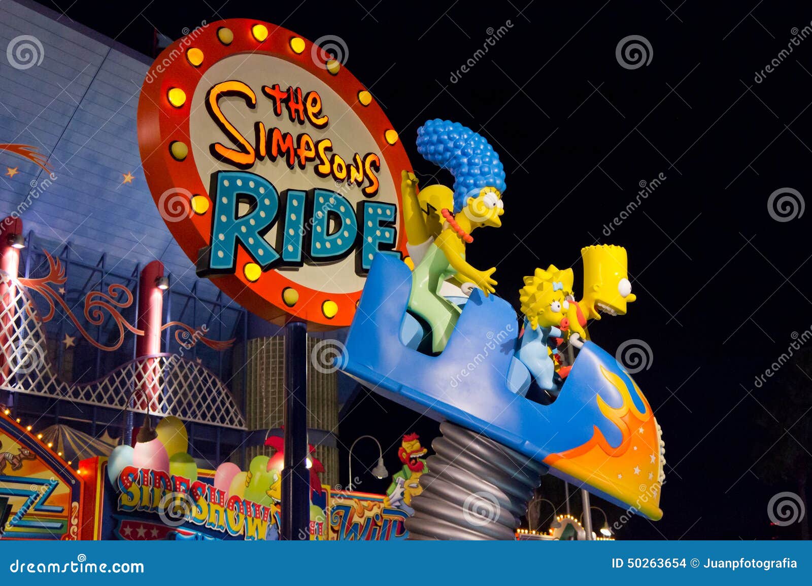 The Simpsons Ride editorial stock image. Image of orlando - 50263654