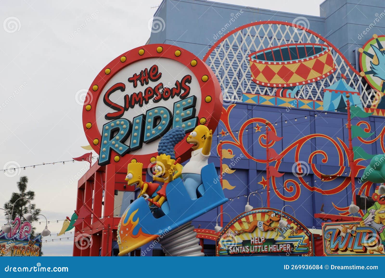 Simpsons,Universal Studios Los Angeles Editorial Stock Image ...