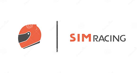 Simracing symbol design stock vector. Illustration of gaming - 292580023