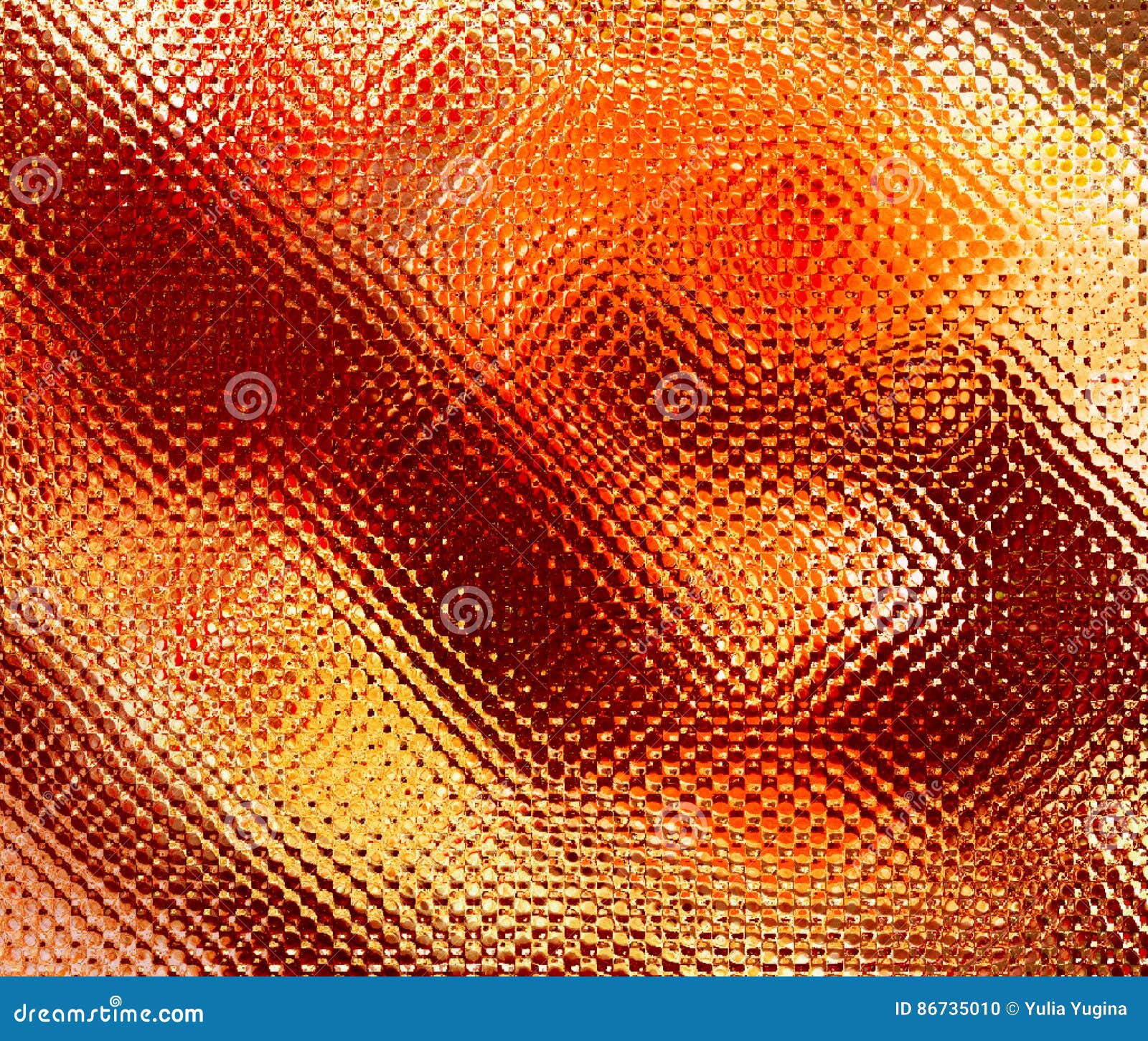 Simulate Patterned Colored Glass in Vivid Warm Colors. Stock Photo ...