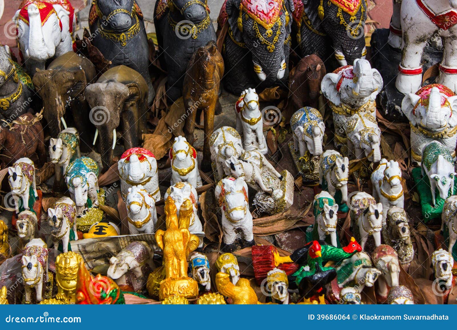 Simulated animals stock photo. Image of motar, shrine - 39686064