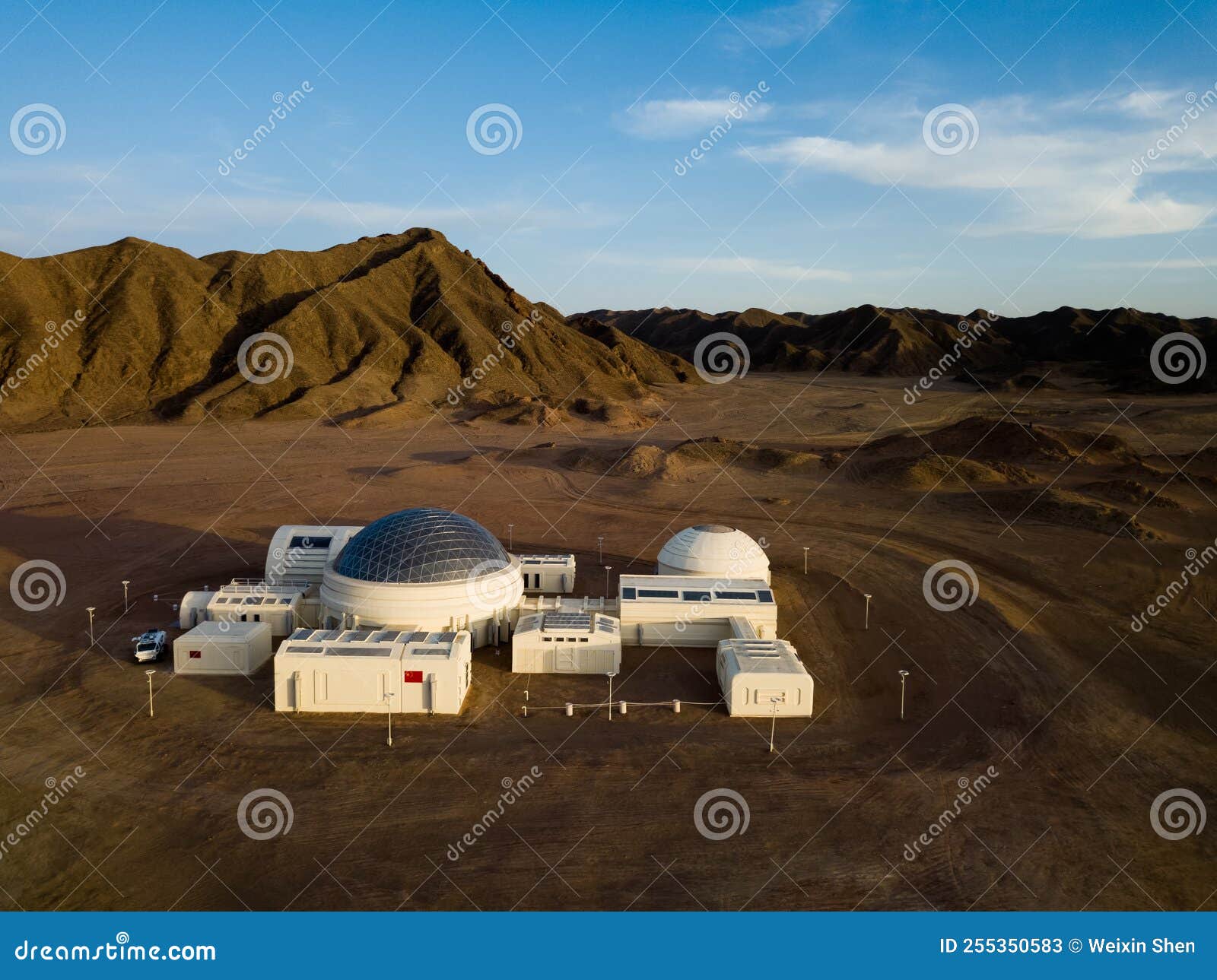 Simulating Mars Base stock image. Image of camp, wilderness - 255350583