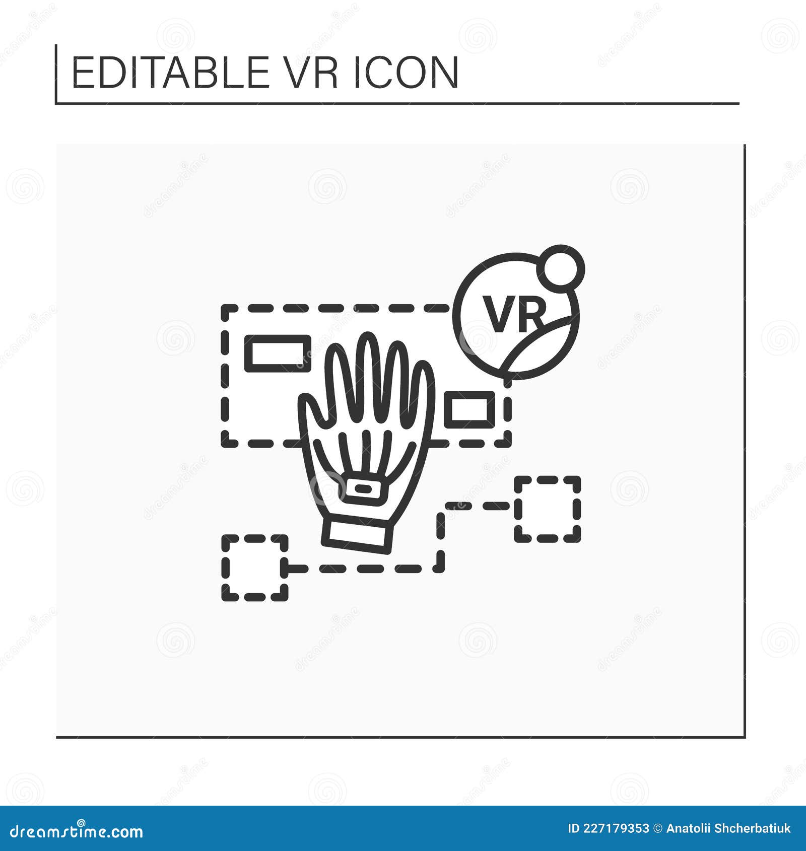 Simulation Based Learning Line Icon Stock Vector - Illustration of ...