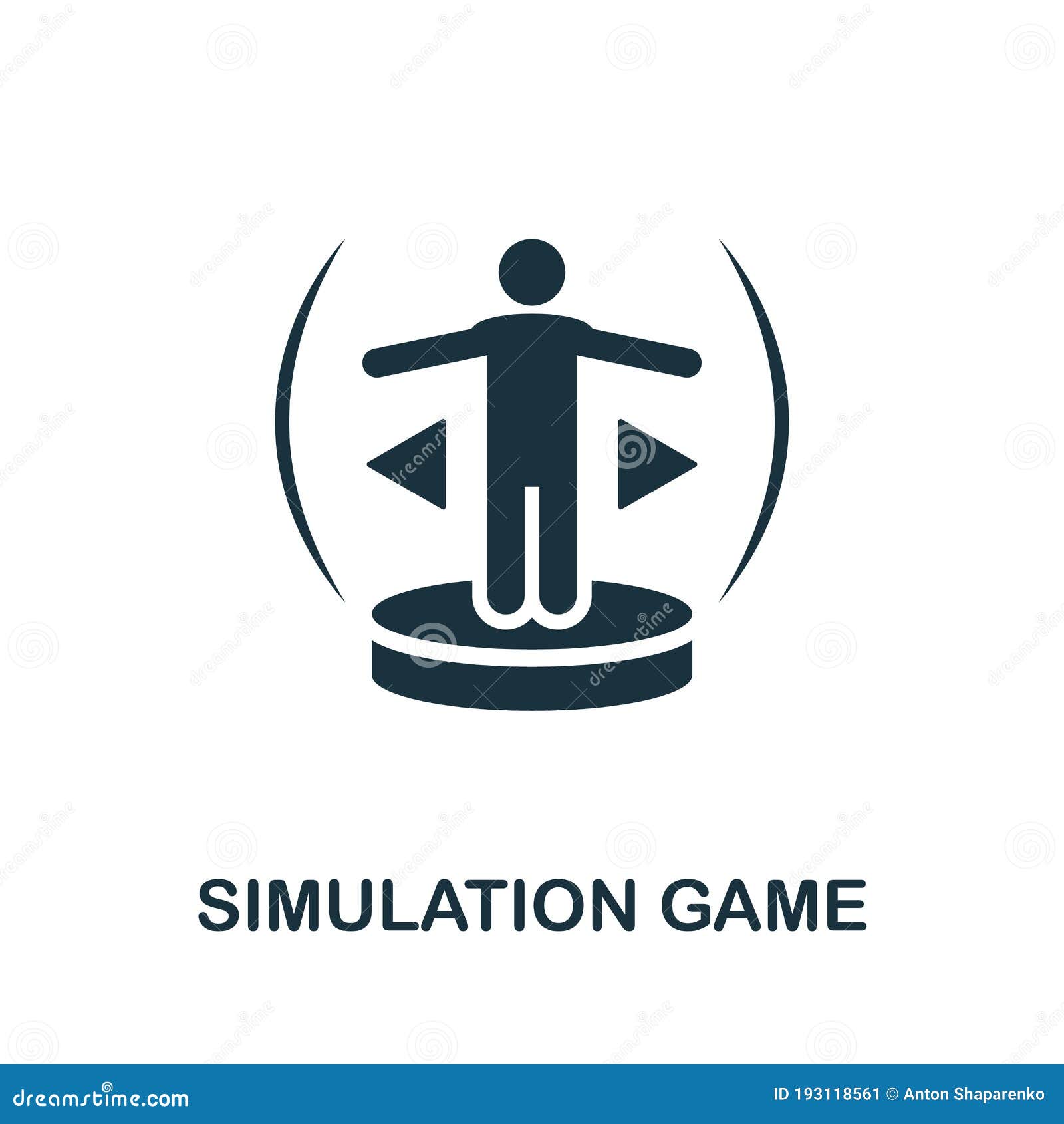 Simulation Game Icon. Simple Element From Game Development Collection ...