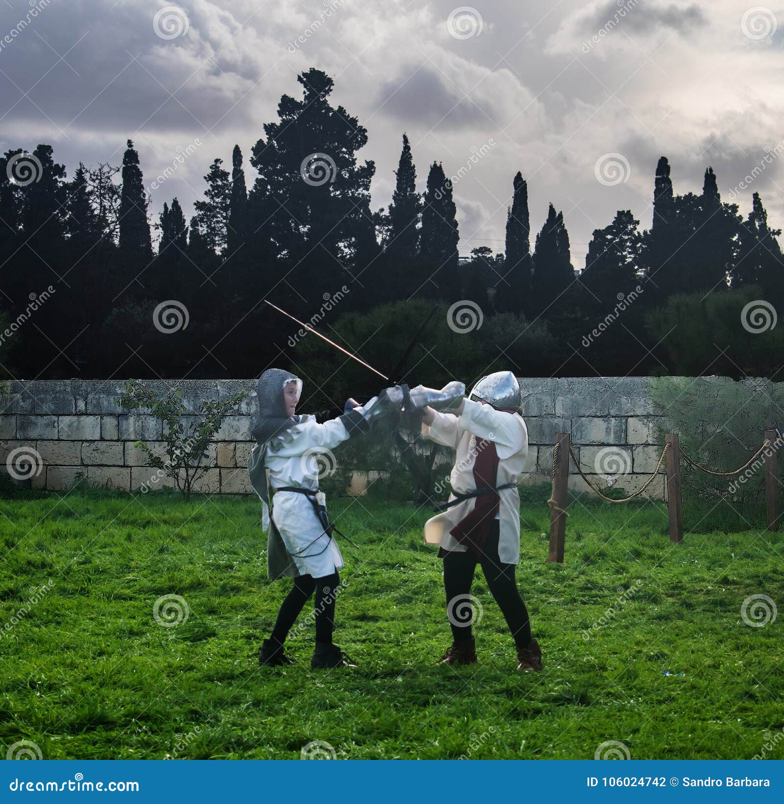 Sword Fighting editorial photography. Image of army - 106024742