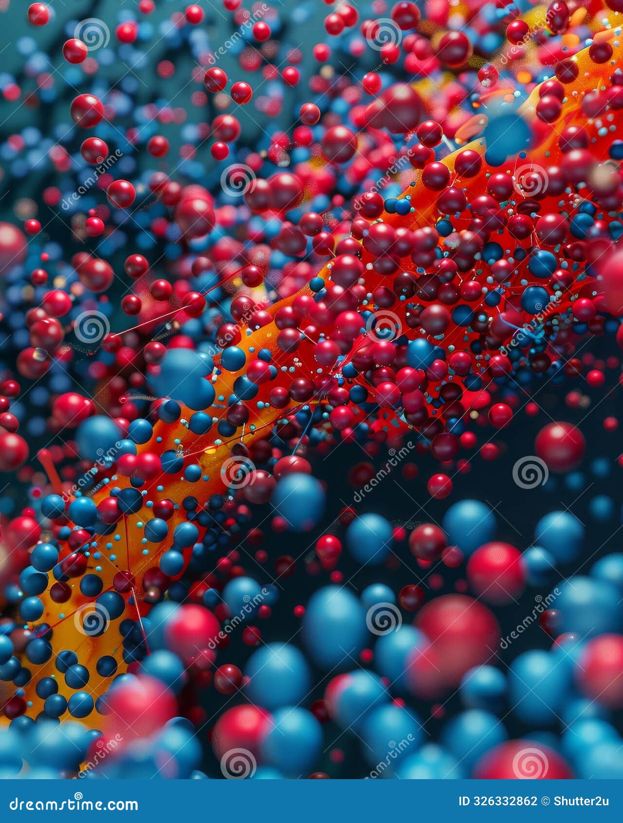 A Simulation of Nanoscale Particles Forming a New Material Visualized ...