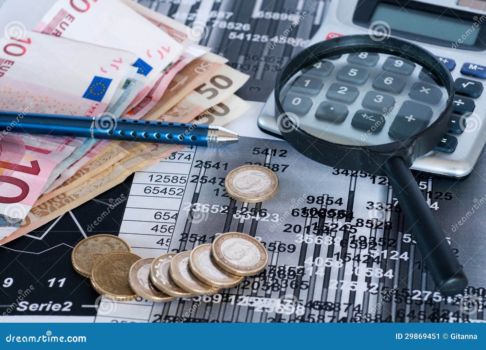 Study of Financial Opportunities Stock Image - Image of focus, growth ...