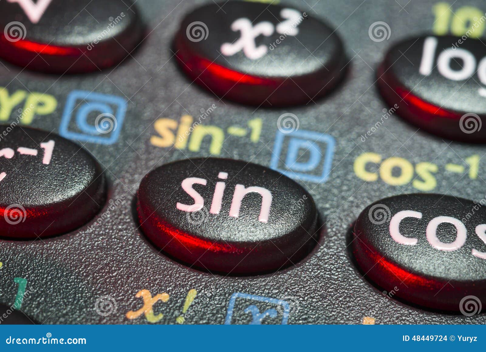 Sin button stock photo. Image of angle, trigonometry - 48449724