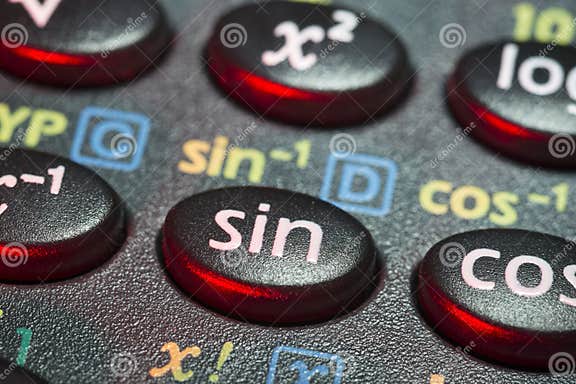 Sin button stock photo. Image of angle, trigonometry - 48449724