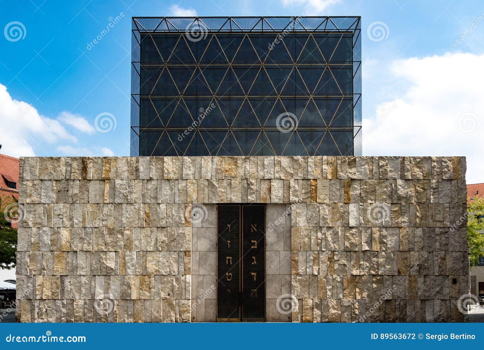 Sinagoga E Museo Ebrei a Monaco Di Baviera Fotografia Stock - Immagine ...