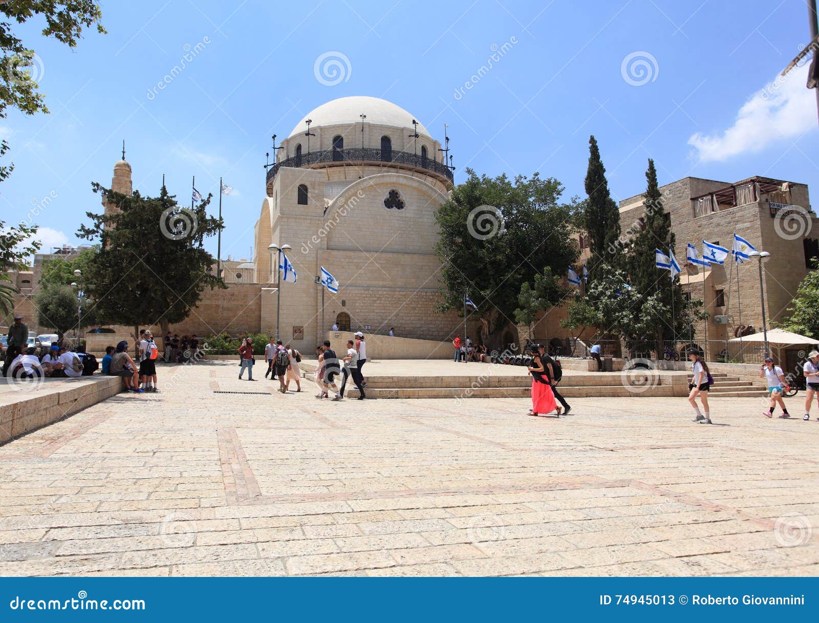 Sinagoga Gerusalemme Quarta Ebrea Di Hurva Fotografia Stock Editoriale ...
