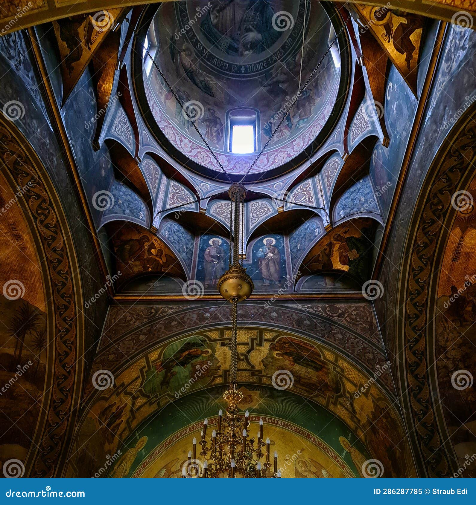 Sinaia Monastery - Inside Architecture Stock Image - Image of indoor ...