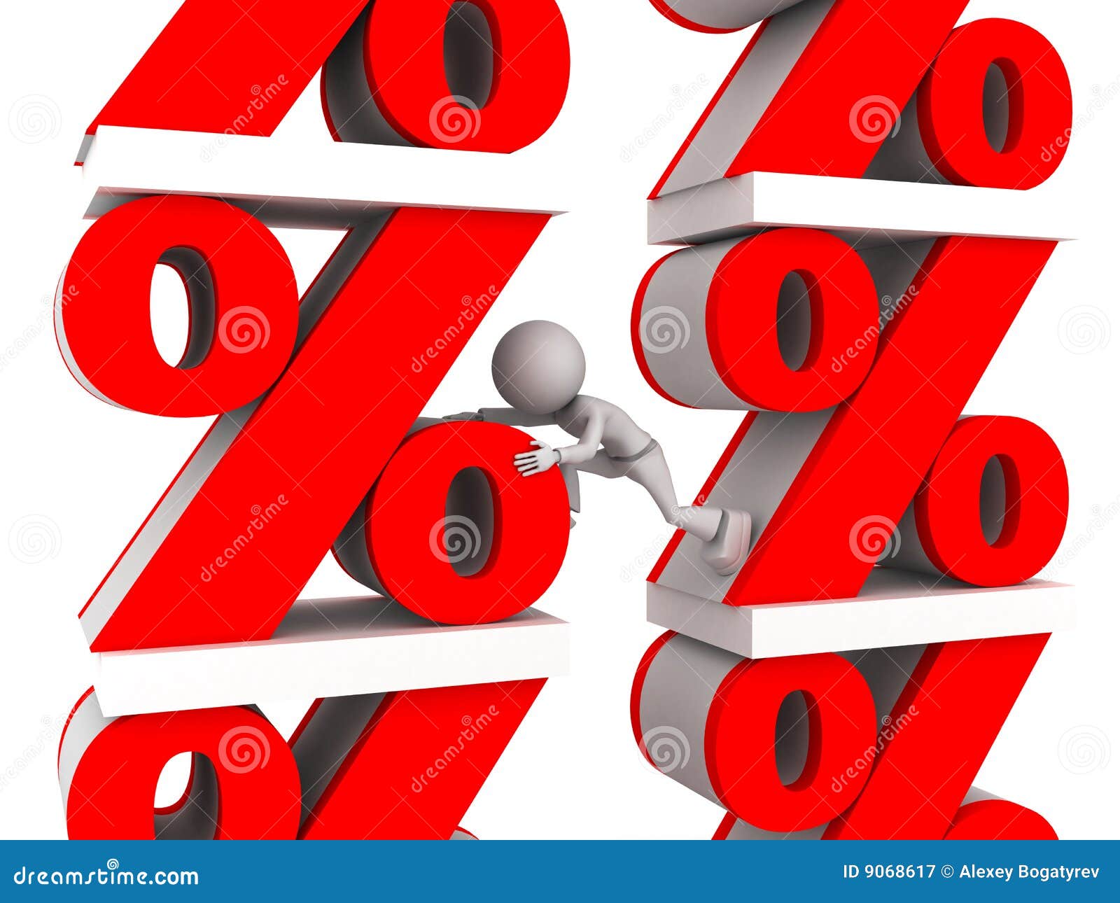 Sinais de por cento ilustração stock. Ilustração de avermelhado - 9068617