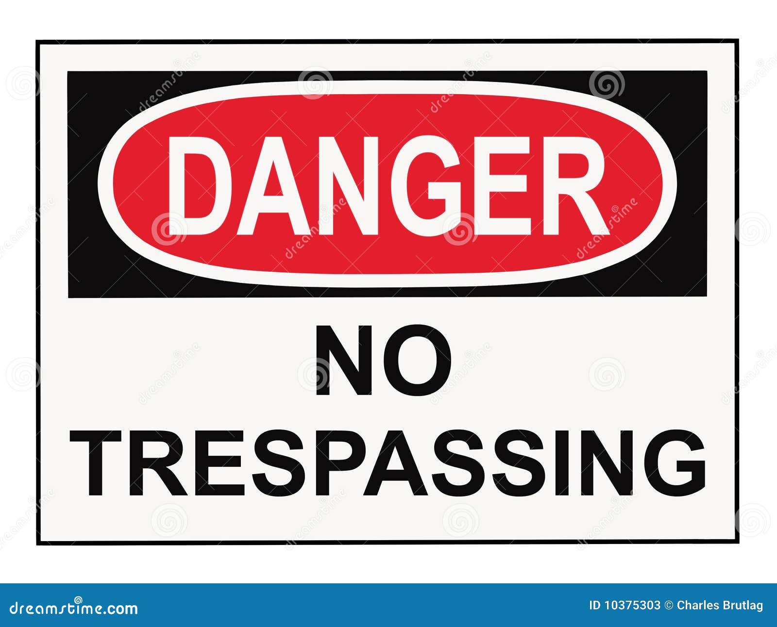 Sinal de aviso do perigo imagem de stock. Imagem de isolado - 10375303