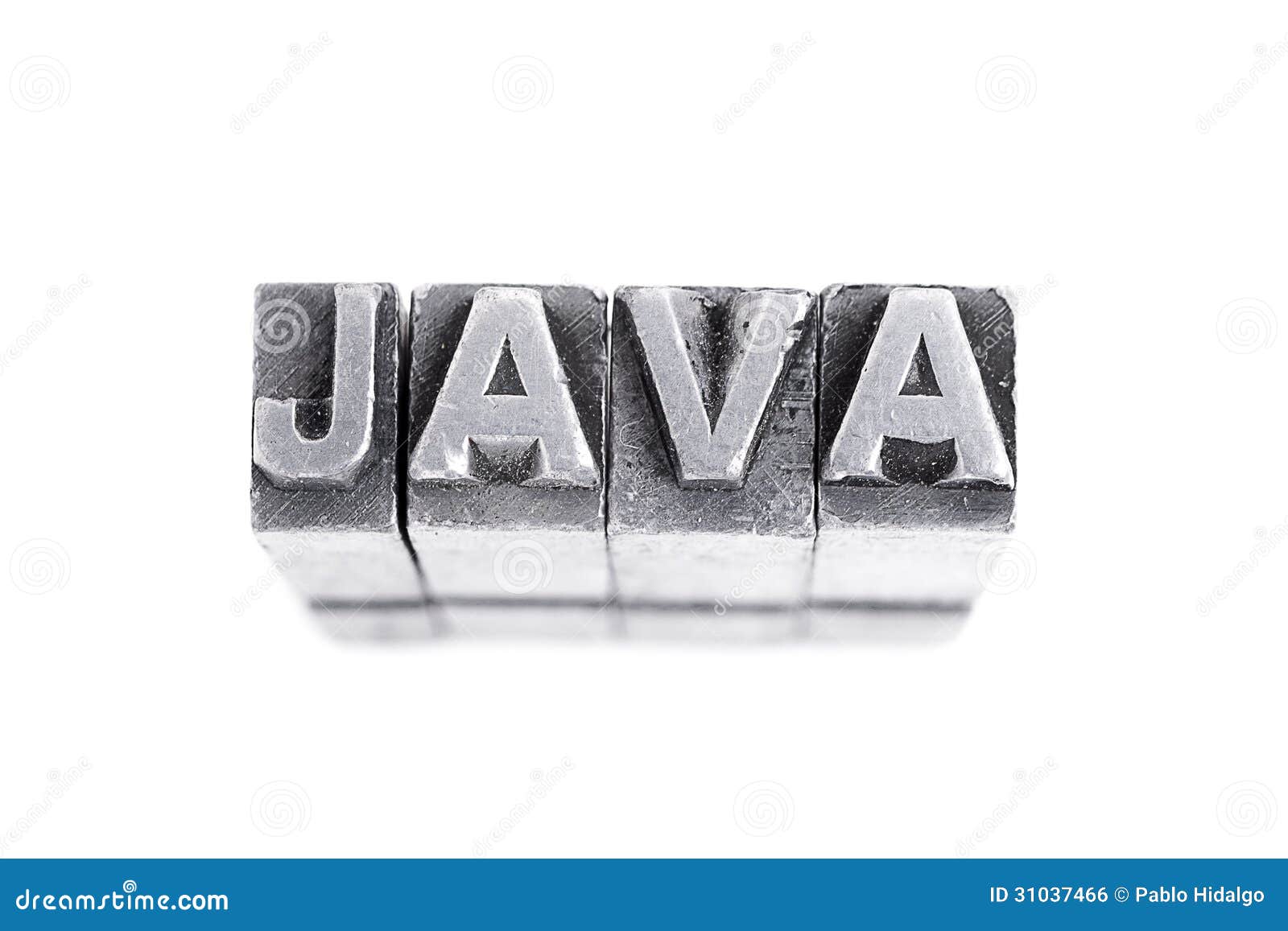 Sinal De Java, Tipo Antigo Da Letra Do Metal Foto de Stock - Imagem de ...