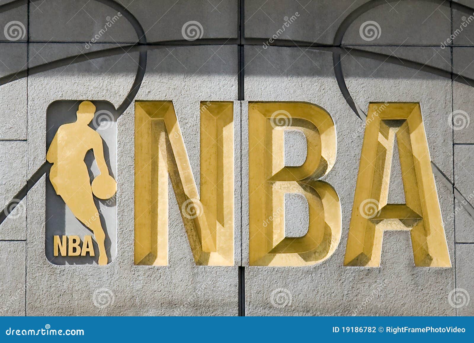 Sinal de NBA fotografia editorial. Imagem de encosto - 19186782