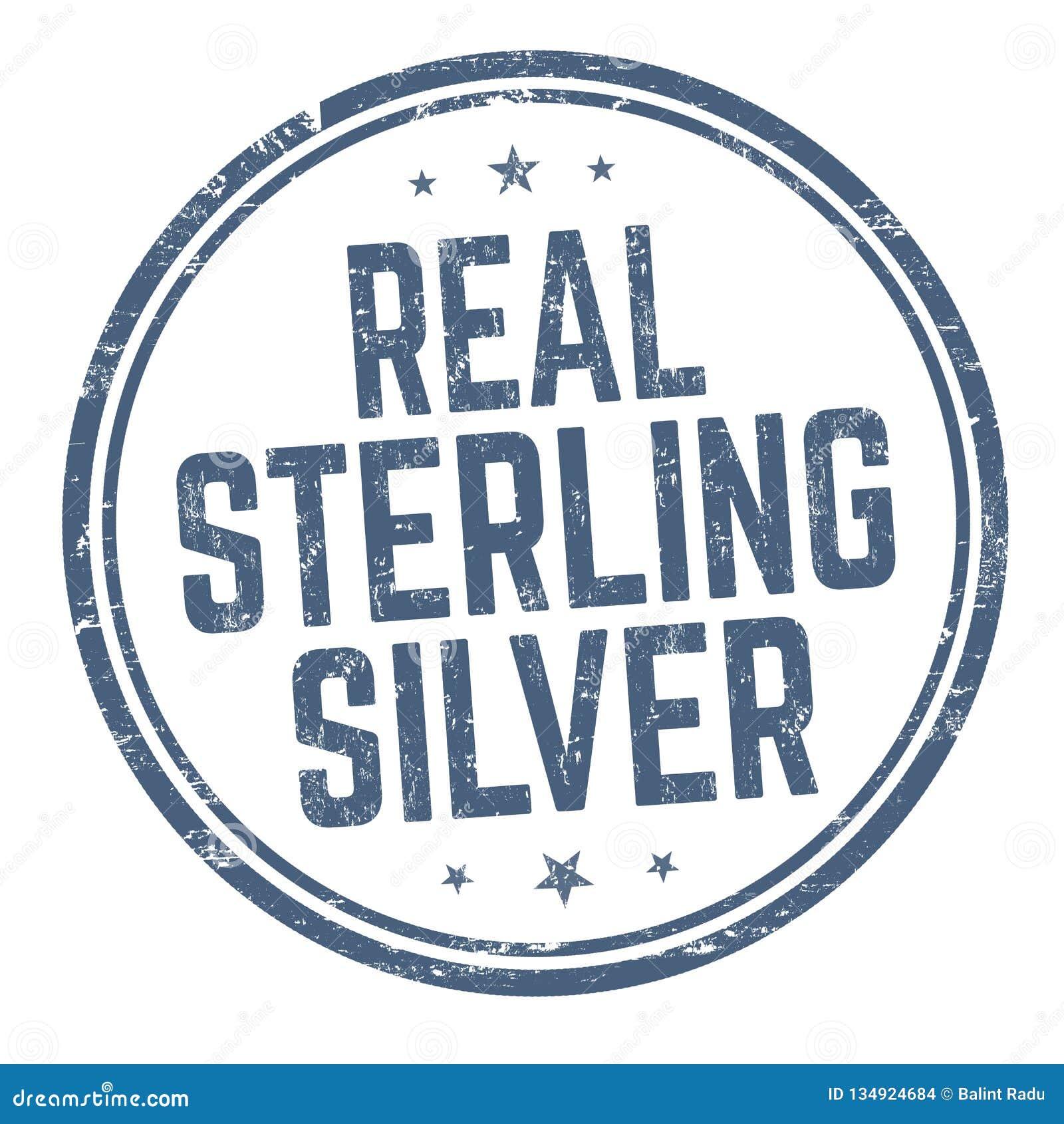 Sinal De Prata Esterlino Ou Selo Real Ilustração do Vetor - Ilustração ...