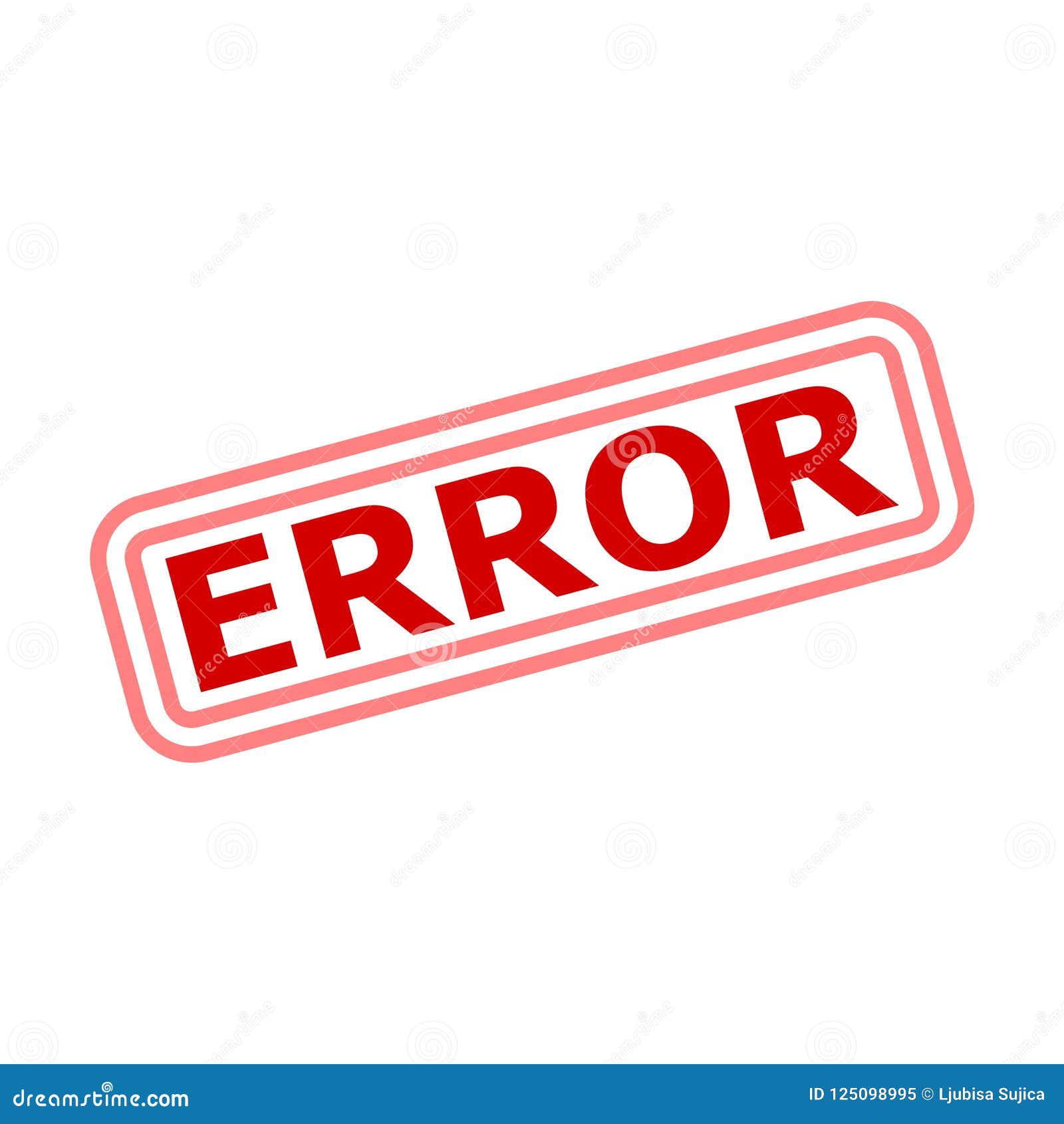 Sinal Do Erro, Mensagem De Erro, ícone Simples Do Vetor Ilustração ...