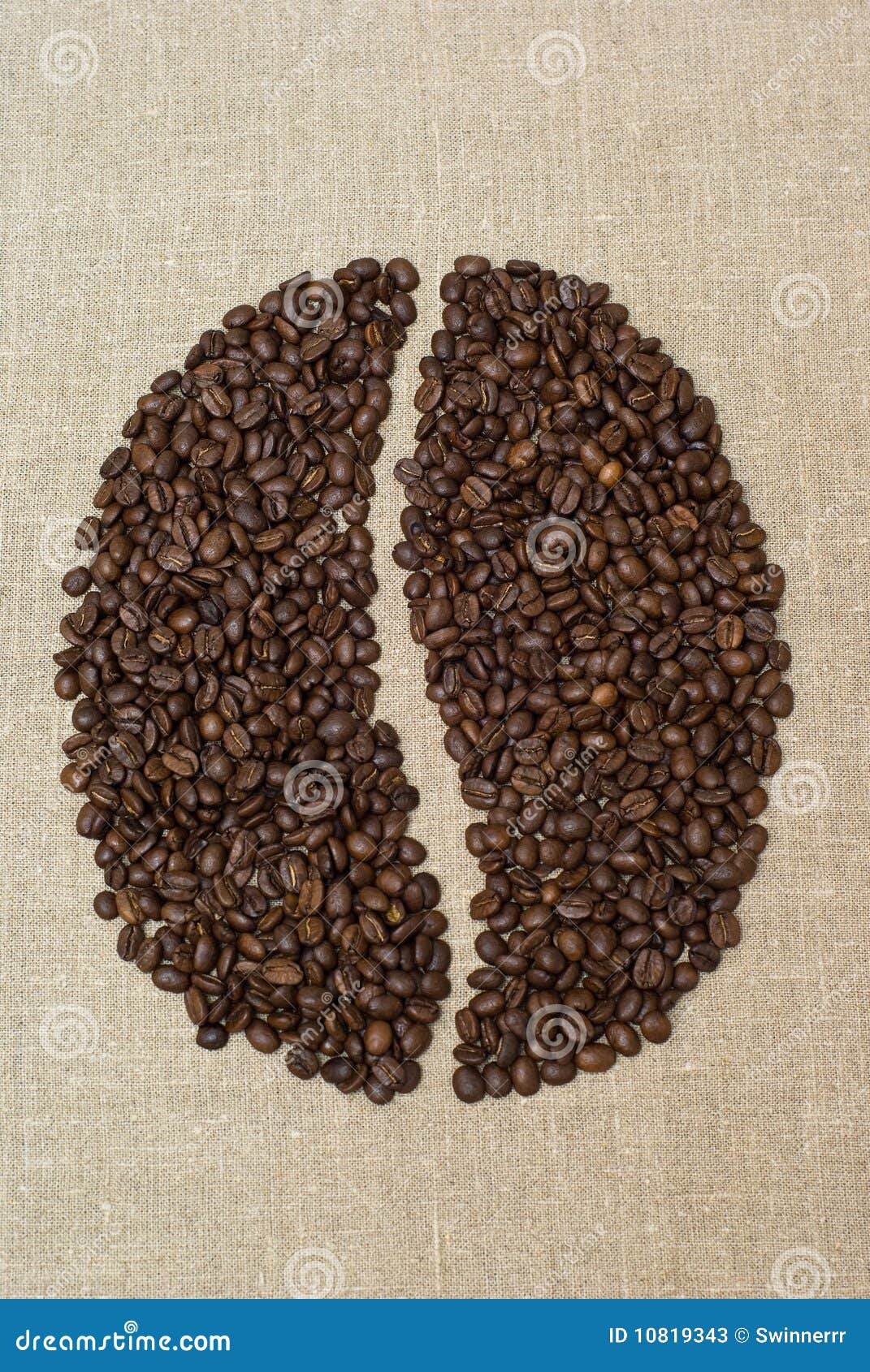 Sinal do grão de café imagem de stock. Imagem de refrescamento - 10819343