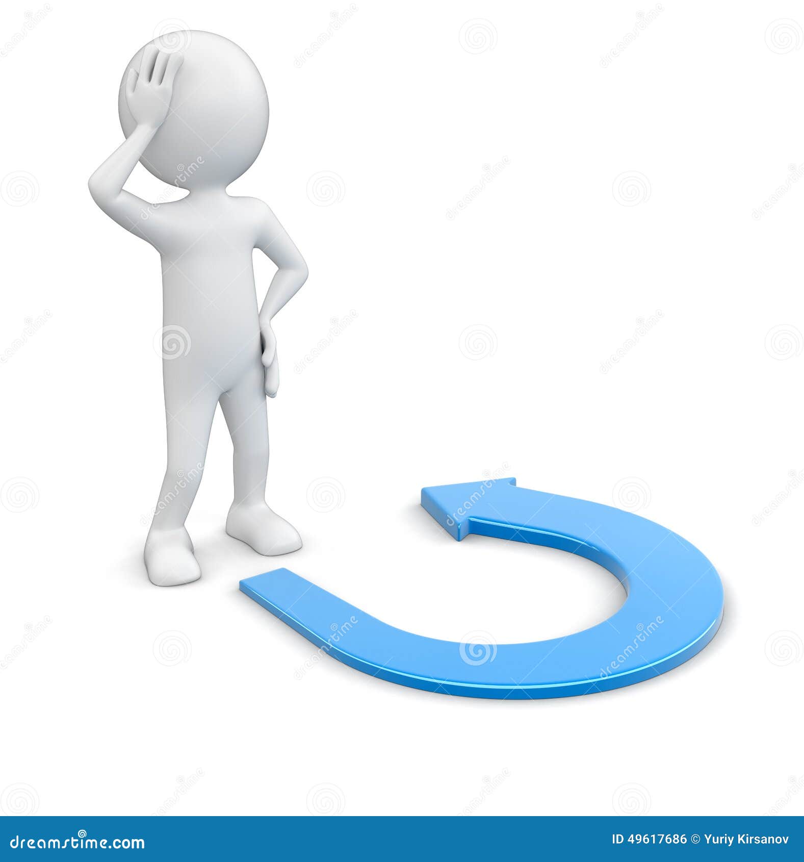 Sinal Do Homem E Da Seta (trajeto De Grampeamento Incluído) Ilustração ...