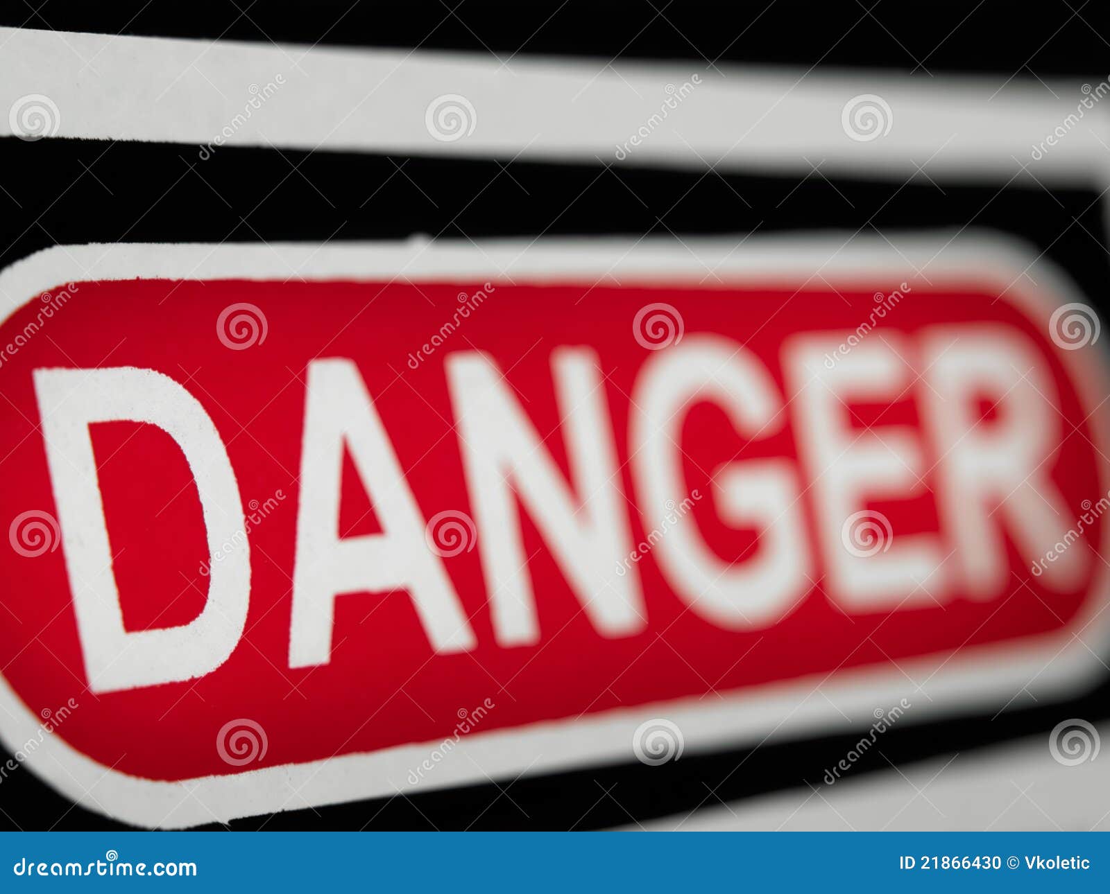 Sinal do perigo foto de stock. Imagem de choque, pânico - 21866430