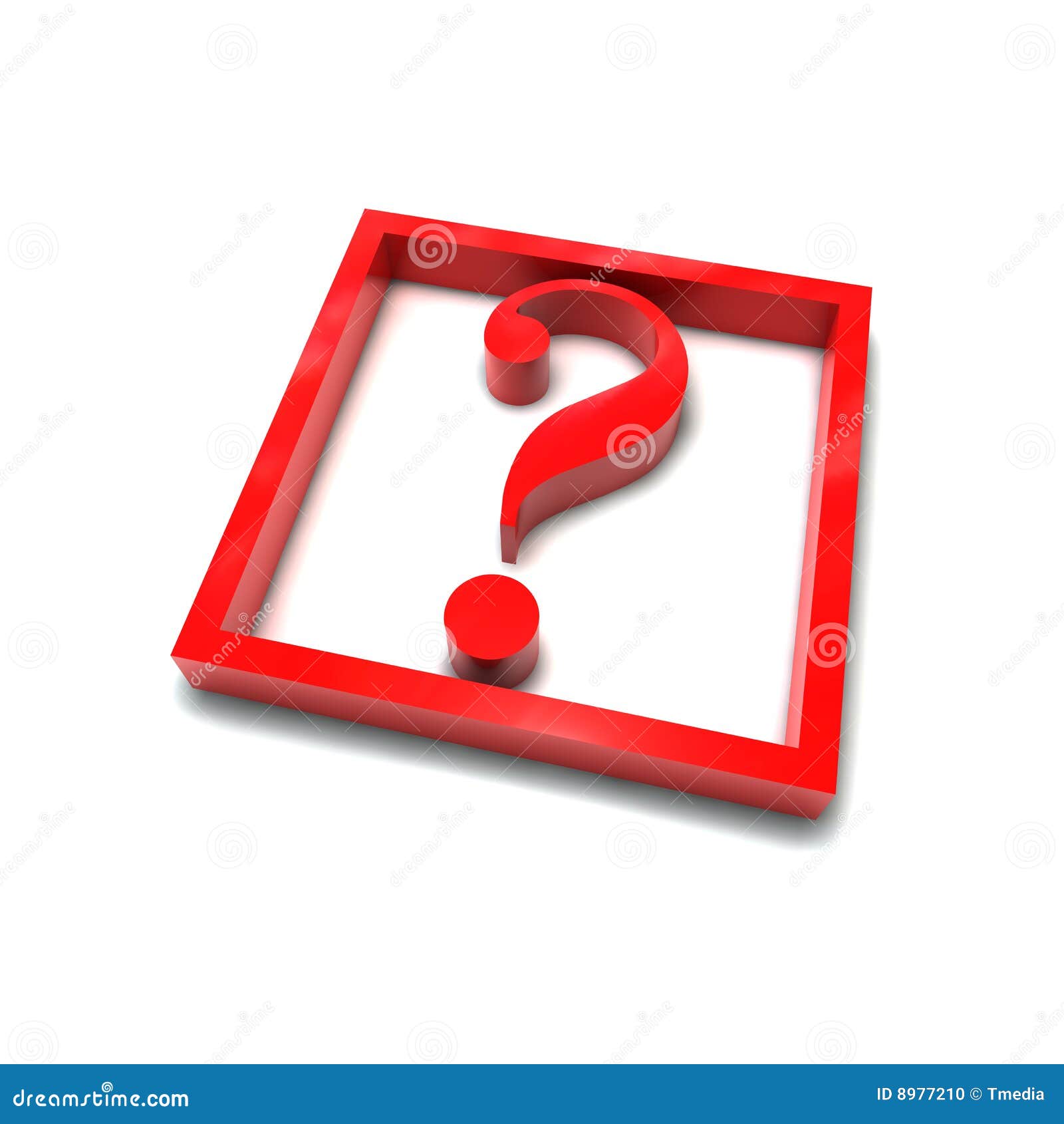 Sinal Do Ponto De Interrogação Ilustração Stock - Ilustração de ...