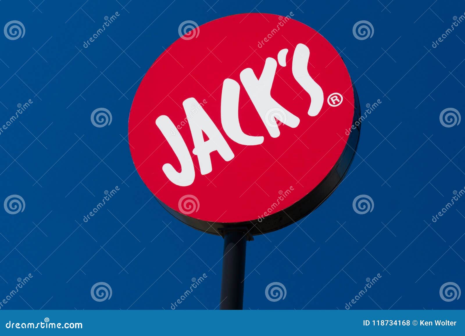 Sinal Do ` S De Jack E Logotipo Exteriores Da Marca Registrada Foto de ...