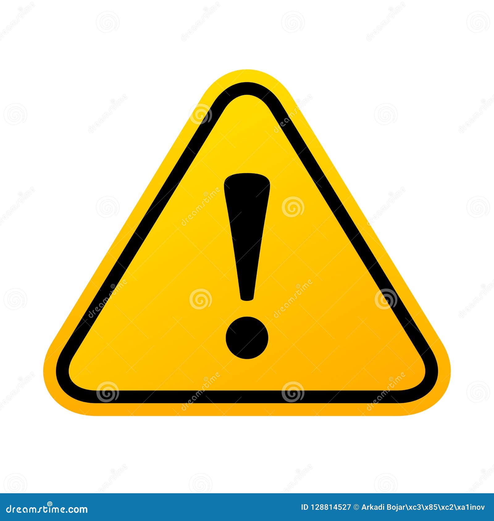 Sinal Do Triângulo Do Perigo Ilustração do Vetor - Ilustração de alerta ...