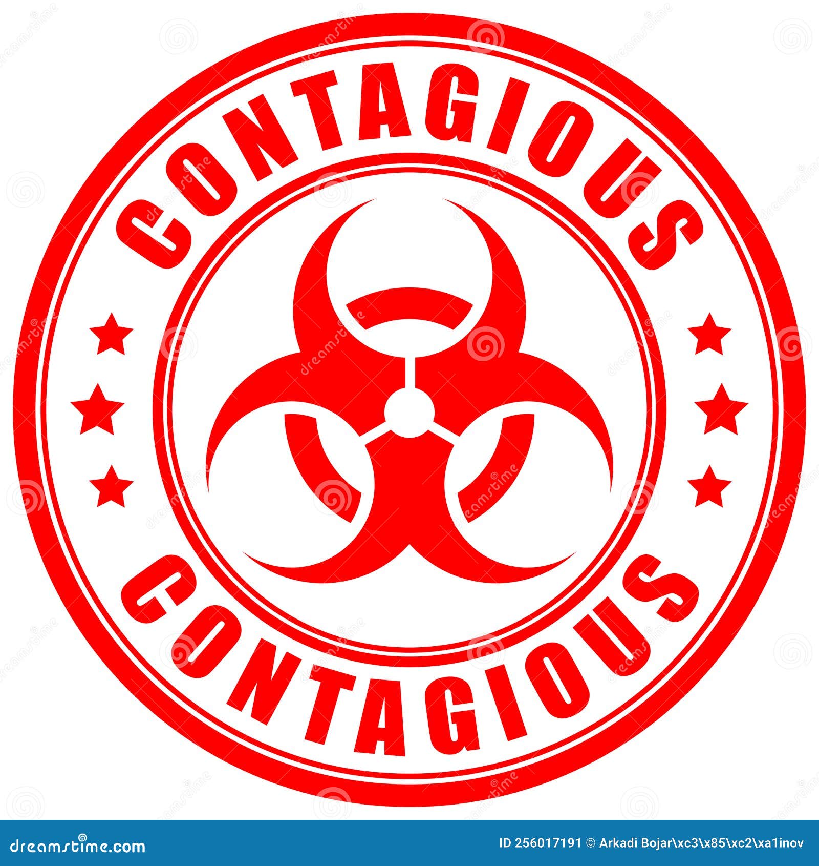 Sinal do vetor contagioso ilustração do vetor. Ilustração de computador ...