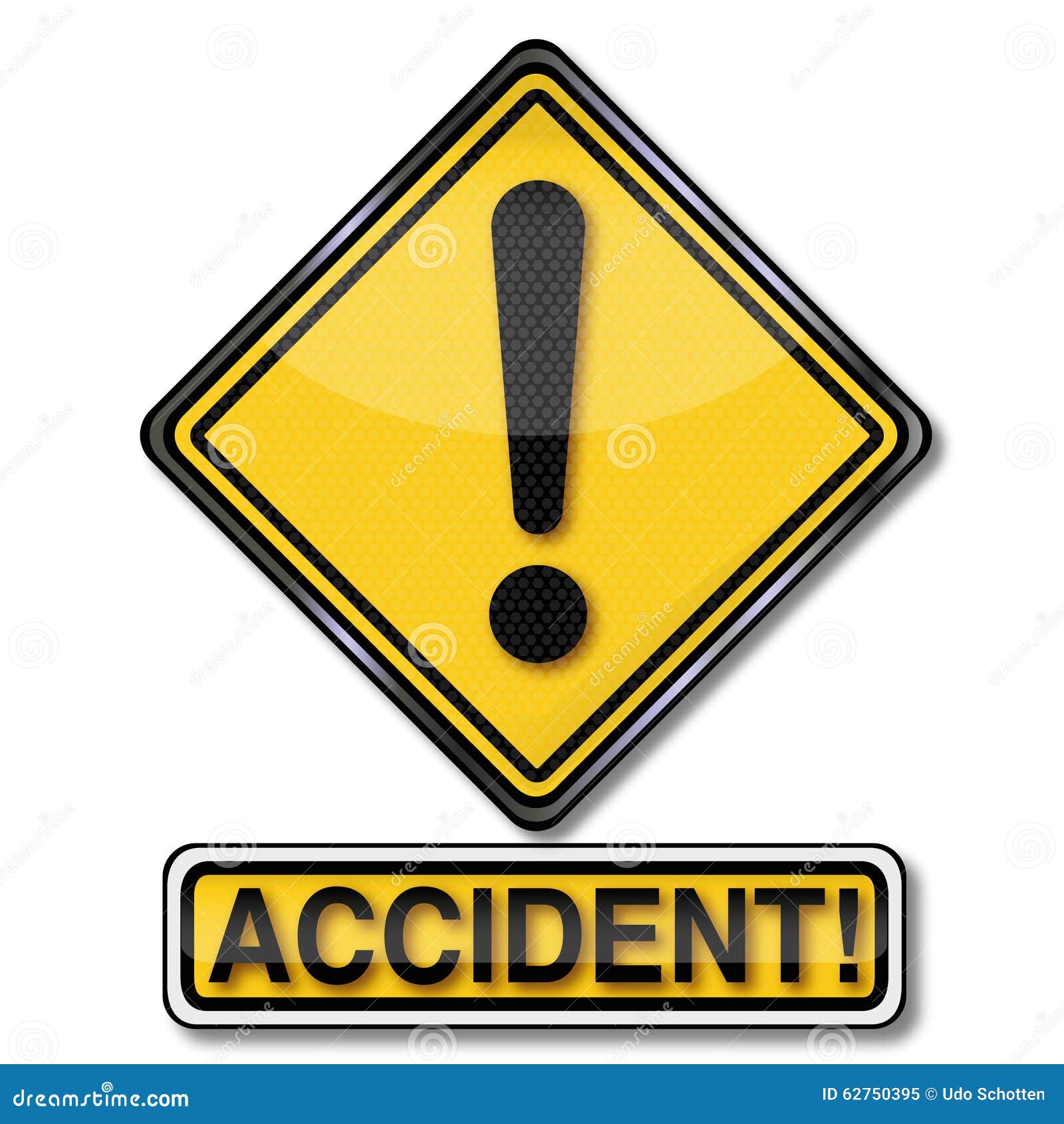 Sinal E Acidente De Chamada Ilustração do Vetor - Ilustração de ...