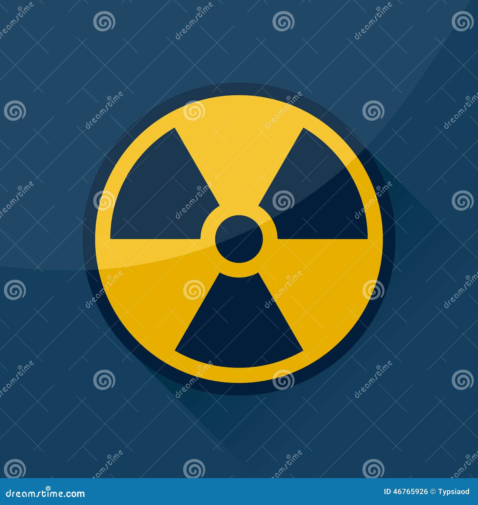 Sinal E Símbolo Radioativos Ilustração do Vetor - Ilustração de atômico ...