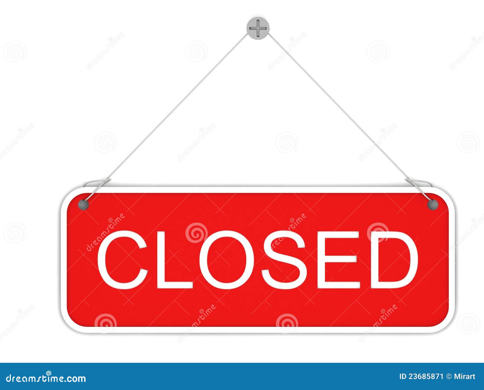 Sinal fechado ilustração stock. Ilustração de vindo, etiqueta - 23685871