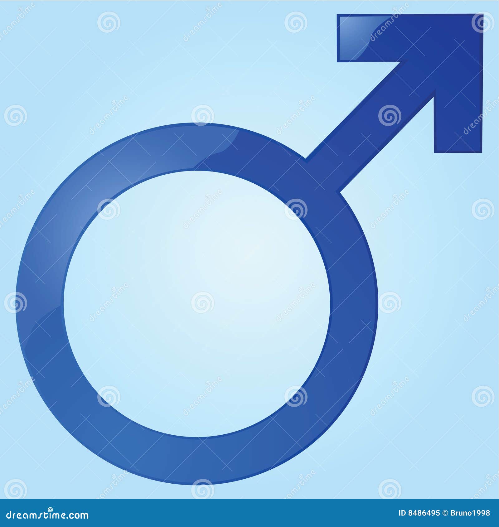 Sinal masculino ilustração do vetor. Ilustração de homem - 8486495