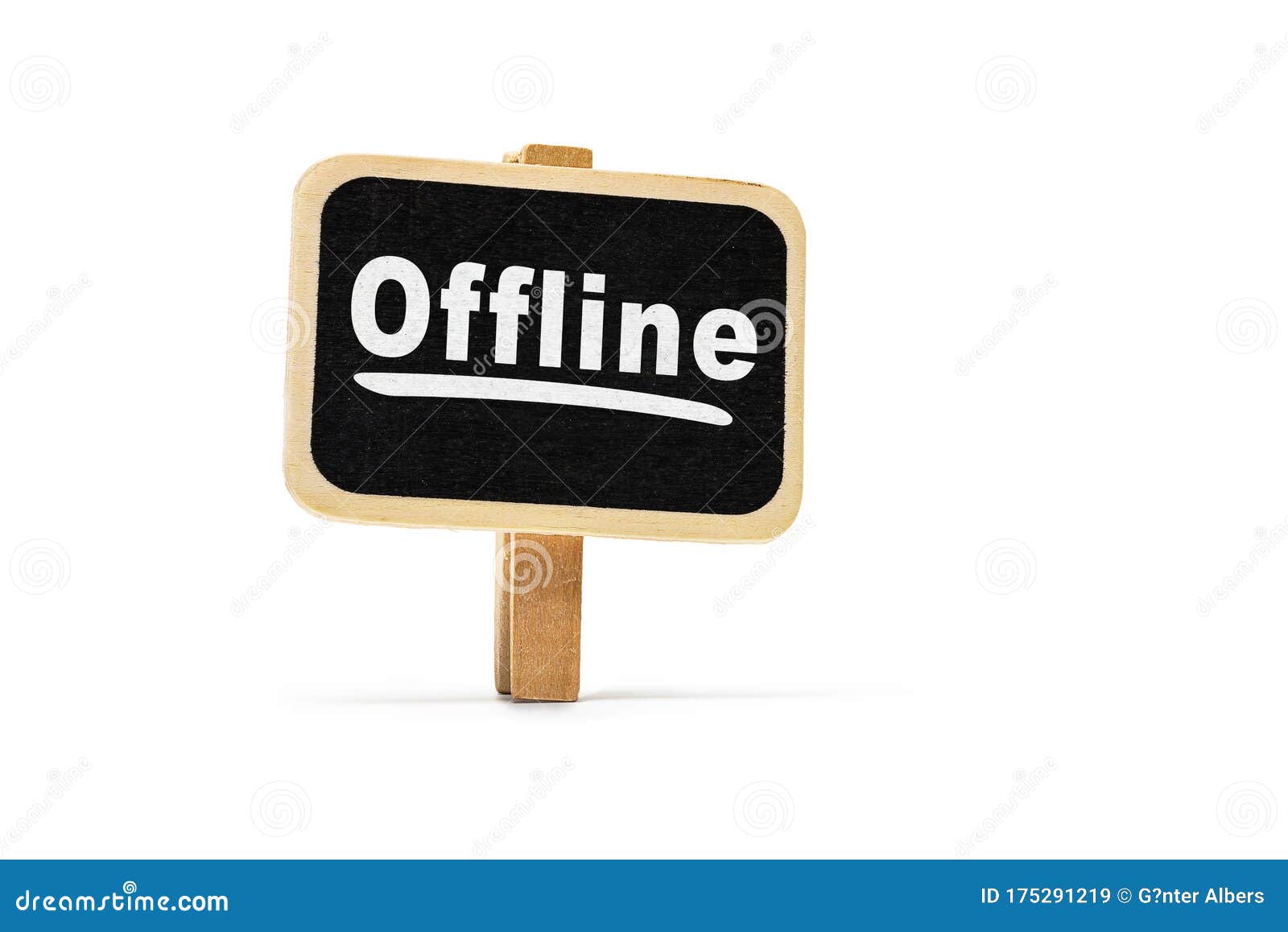 Sinal offline imagem de stock. Imagem de ilustrado, fundo - 175291219