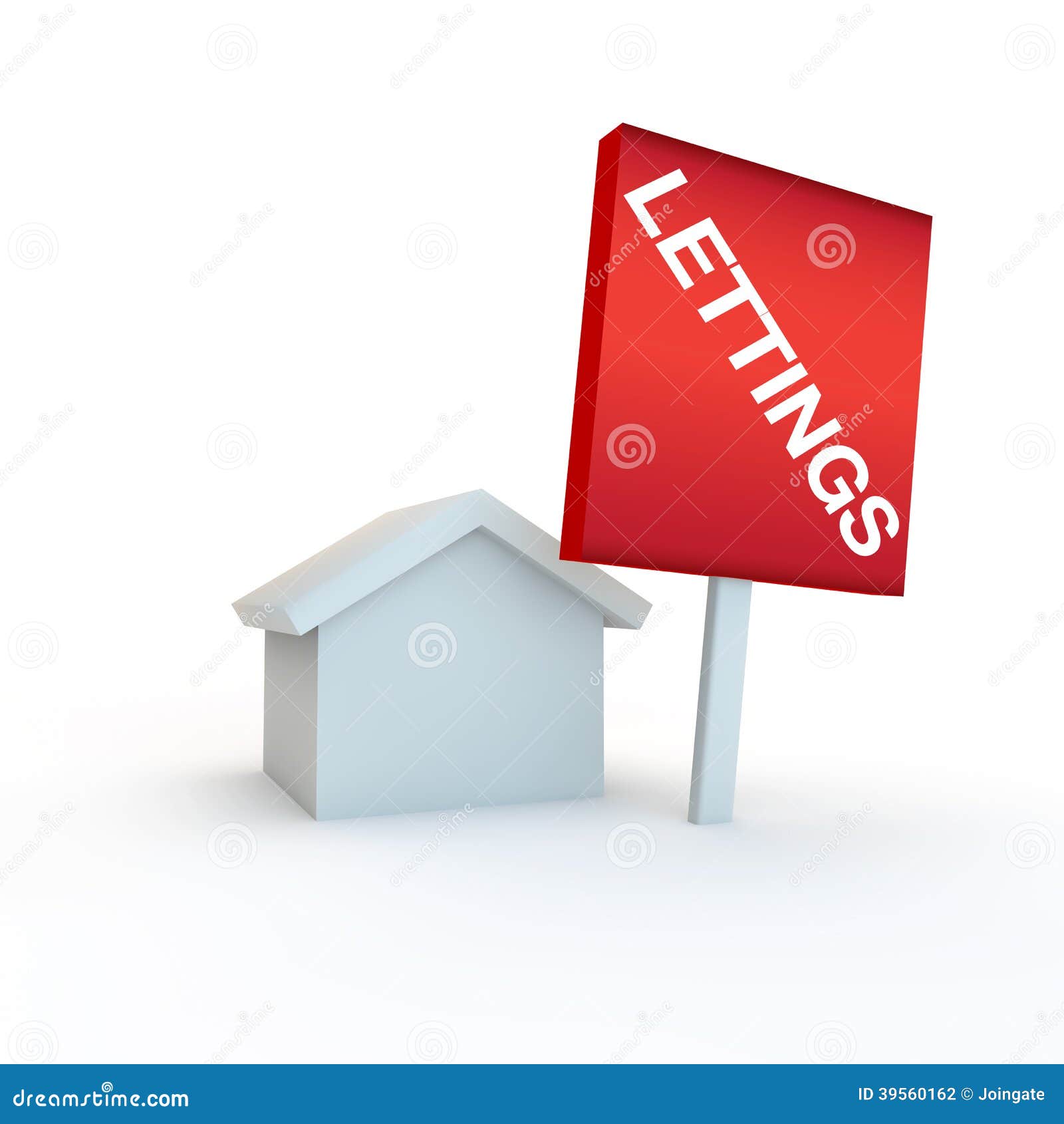 Sinal Para Lettings E Aluguel Ilustração Stock - Ilustração de ...