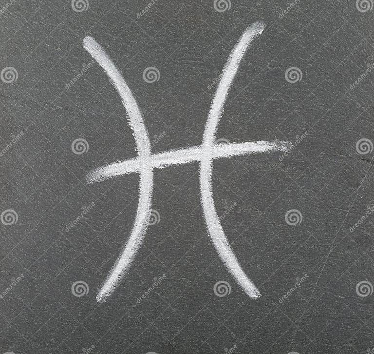 Sinal pisces do zodíaco imagem de stock. Imagem de astrologia - 37021797