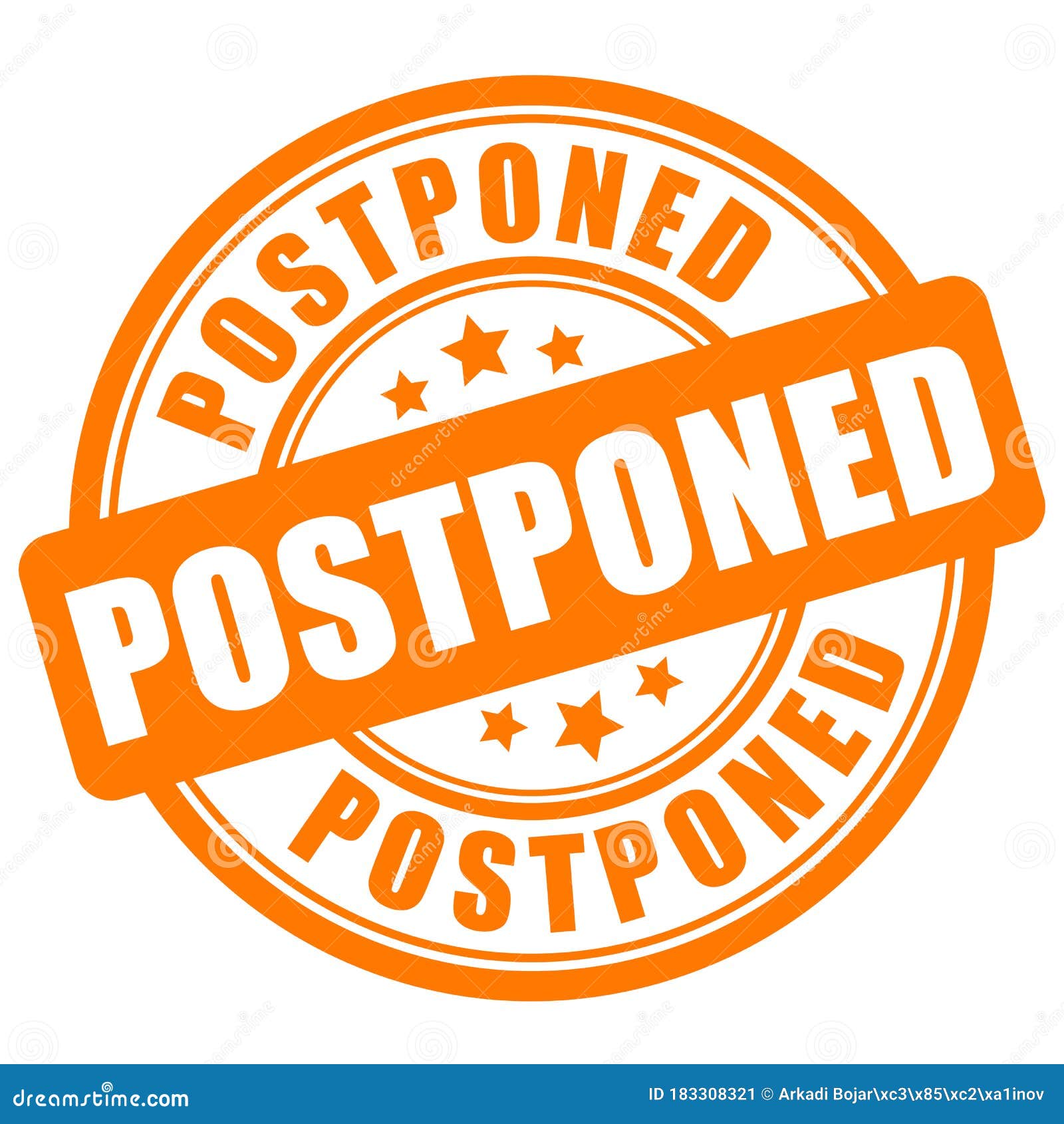 Sinal vetorial adiado ilustração do vetor. Ilustração de mudado - 183308321