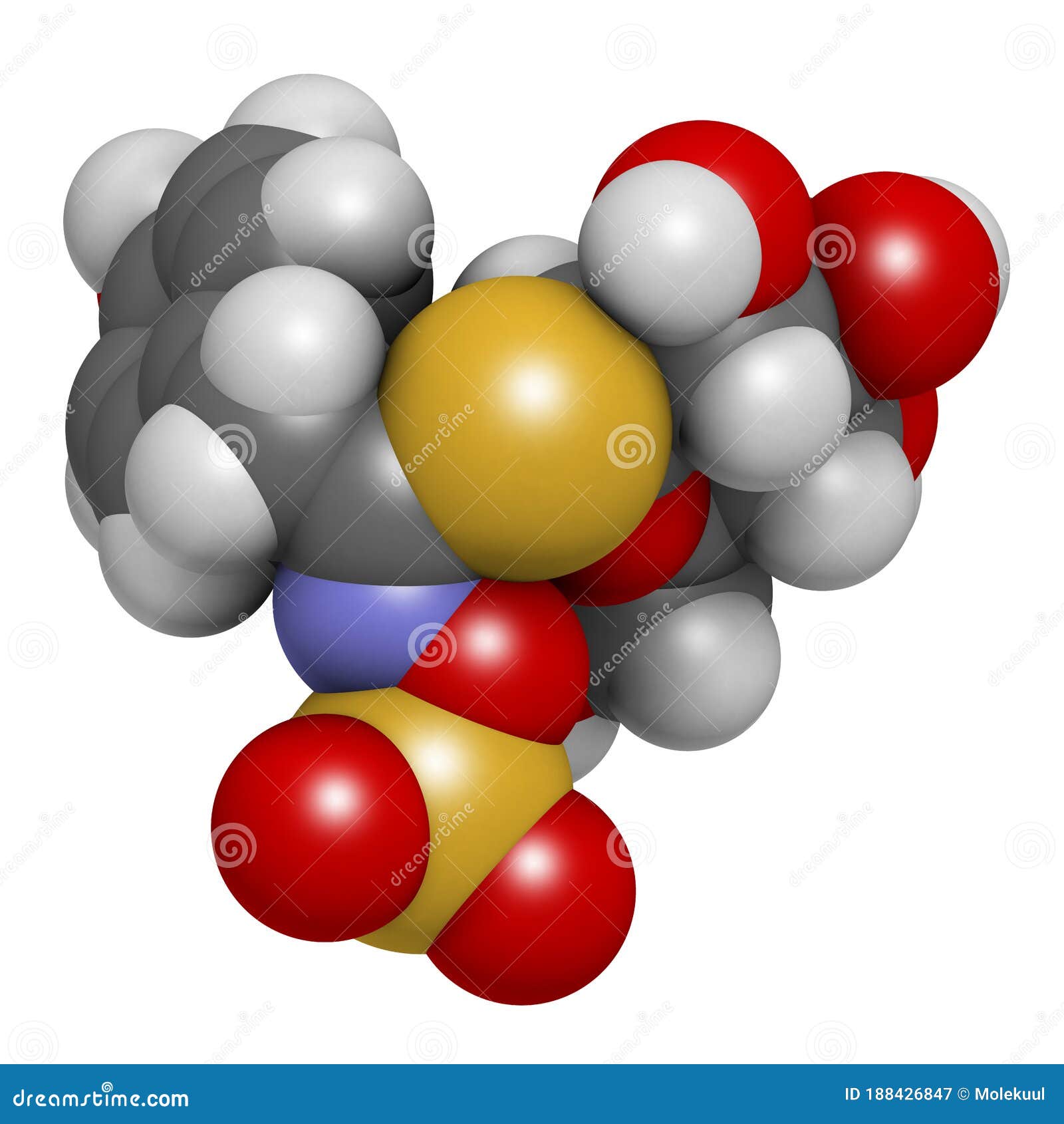 Sinalbin Glucosinolate Molecule. Skeletal Formula. Chemical Structure ...