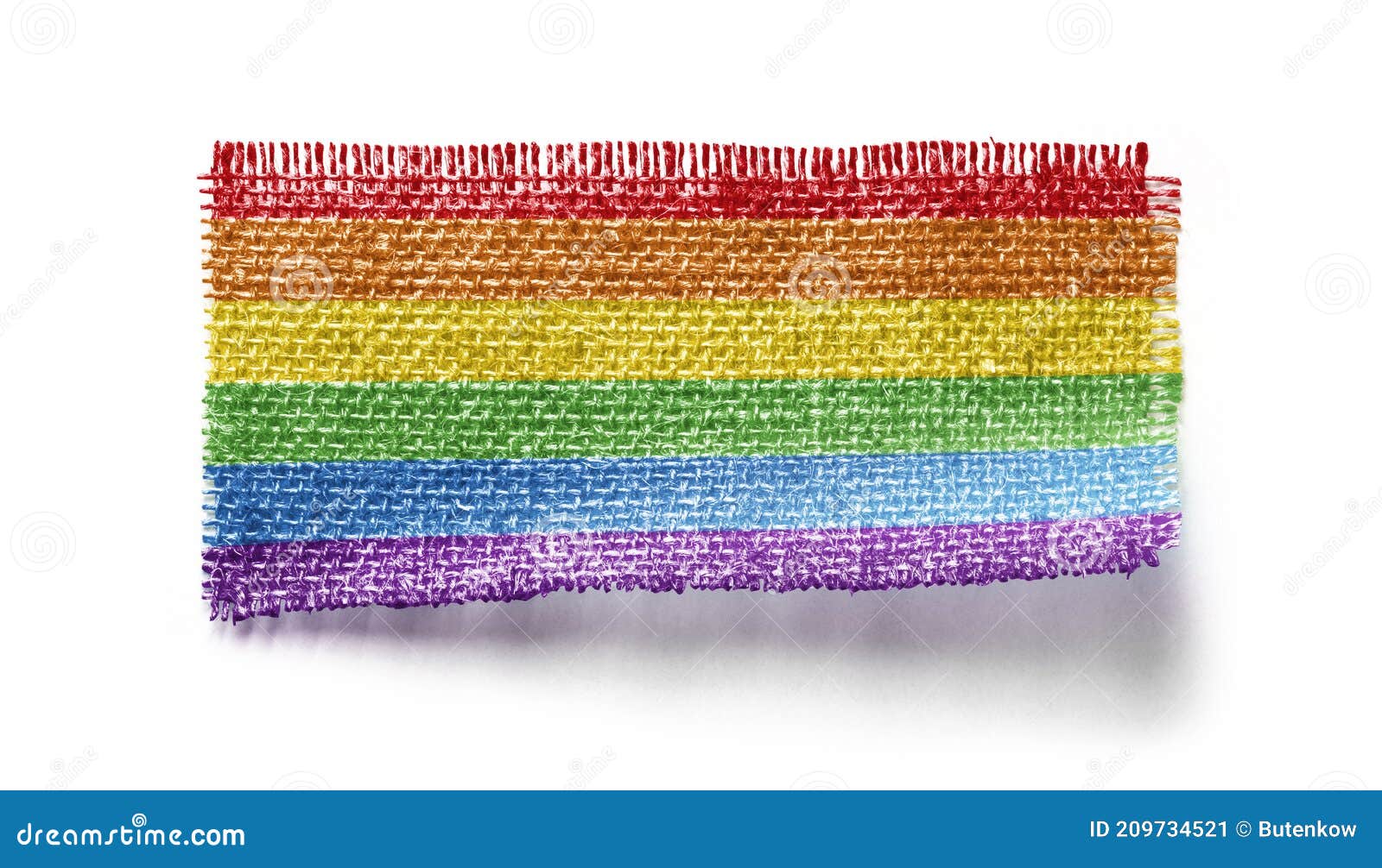 Sinalizador Lgbt Num Pano De Fundo Branco Imagem de Stock - Imagem de ...