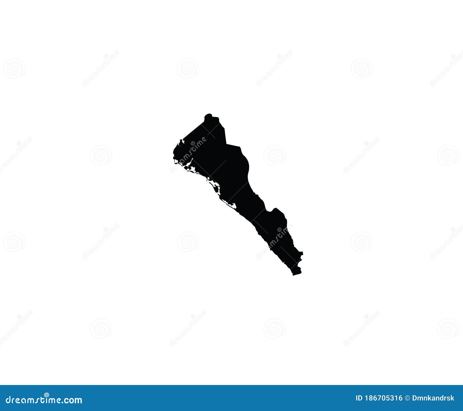 Sinaloa map Mexico state stock vector. Illustration of continent ...