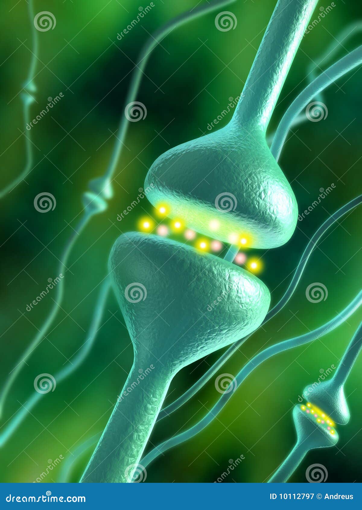 Sinapsi illustrazione di stock. Illustrazione di terminale - 10112797