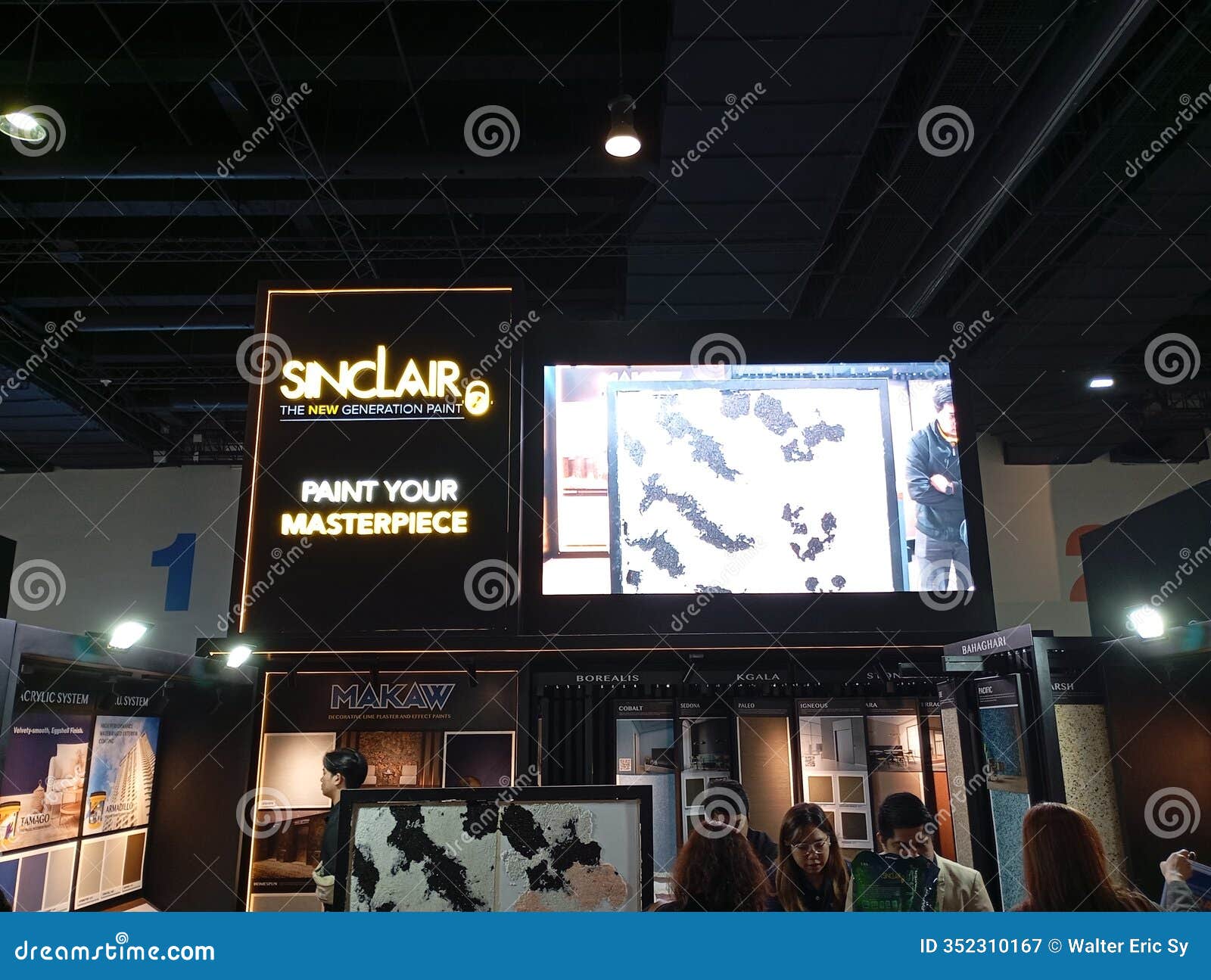 Sinclair Paint at Philconstruct Expo in Pasay, Philippines Editorial ...