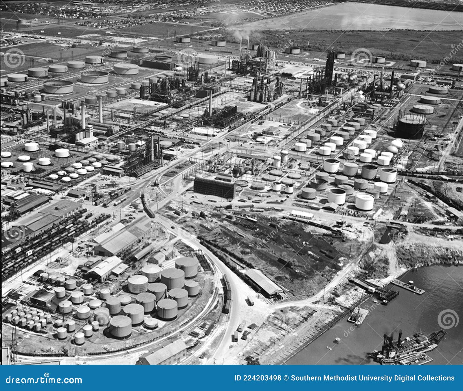 Sinclair Refinery, Aerial View, Houston, Texas Picture. Image: 224203498