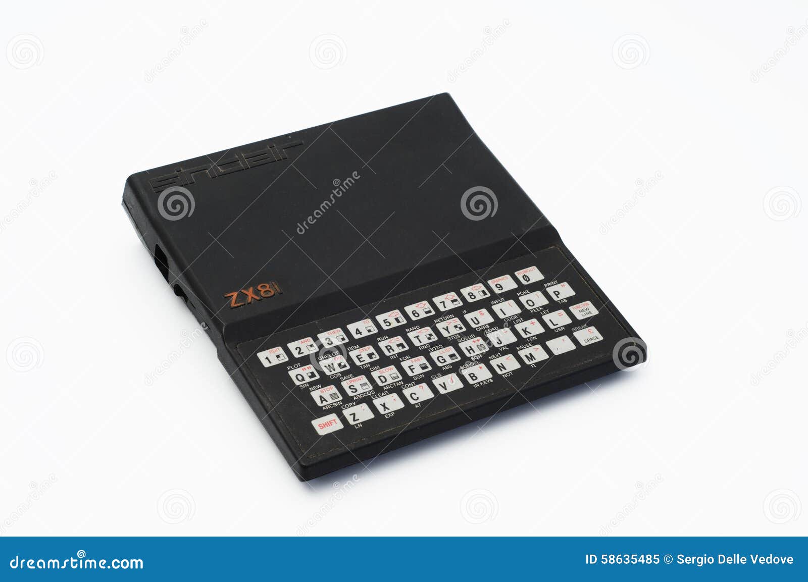 Sinclair ZX81 editorial image. Image of office, retro - 58635485