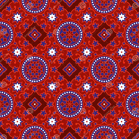 Sindhi Ajrak Pattern Vector Stock Vector - Illustration of element ...