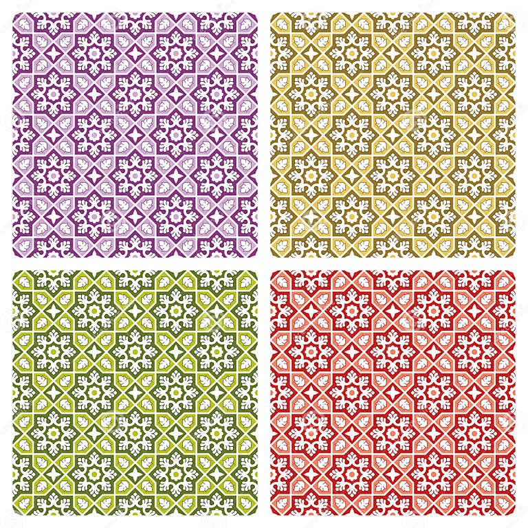 Sindhi Geometric Pattern Vector Stock Vector - Illustration of colour ...