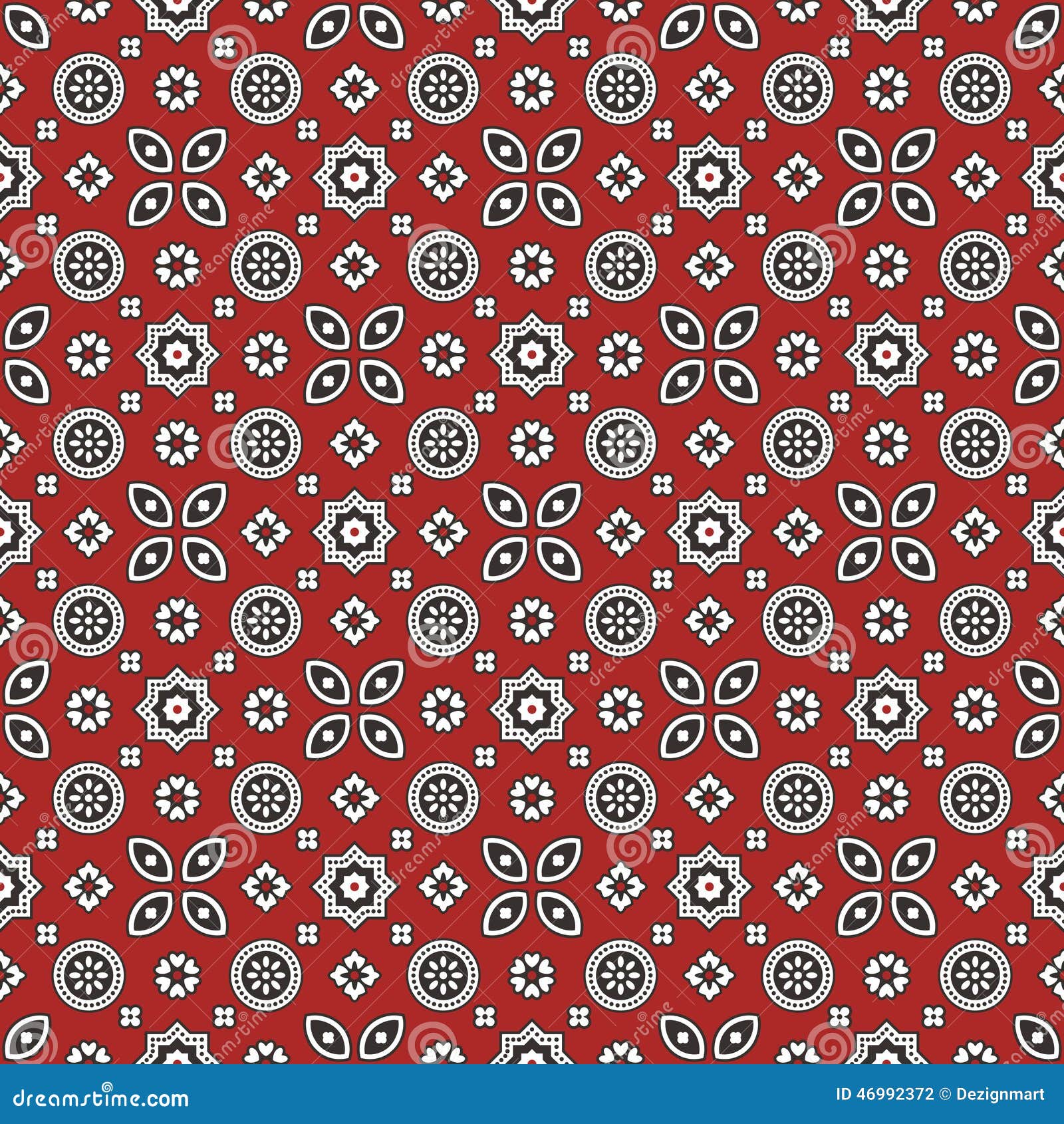 Sindhi Red Ajrak Pattern stock vector. Illustration of magazine - 46992372