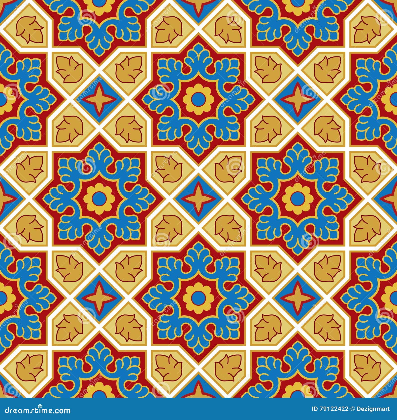 Sindhi Traditional Pattern Background Stock Vector - Illustration of ...