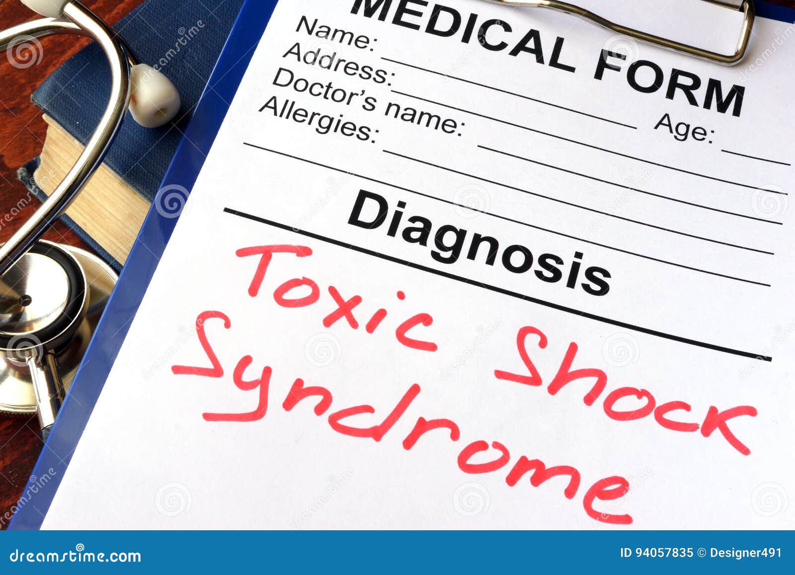 Sindrome da shock tossico immagine stock. Immagine di salute - 94057835