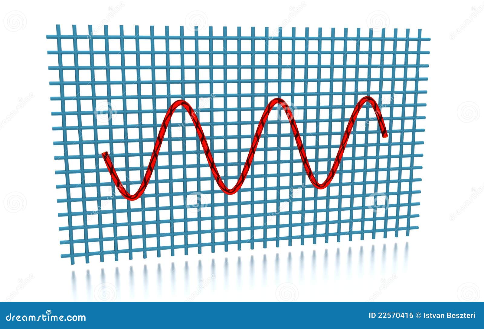 Sine Curve stock illustration. Illustration of alternating - 22570416